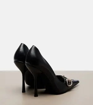 Gucci Boulevard Horsebit Leather Pumps