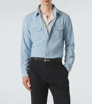 TOM FORD Denim Western Shirt