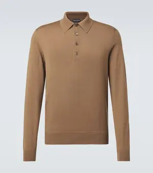TOM FORD Wool Gauge Polo Sweater