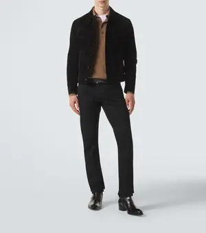TOM FORD Wool Gauge Polo Sweater