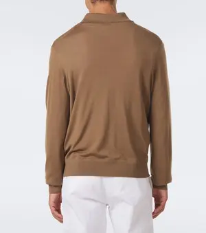 TOM FORD Wool Gauge Polo Sweater