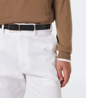 TOM FORD Wool Gauge Polo Sweater