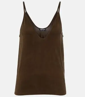 TOM FORD Jersey Tank Top - Green