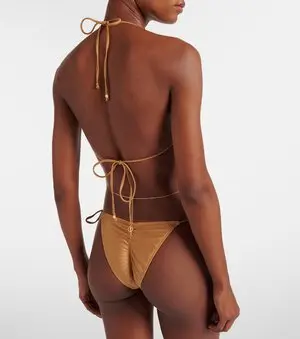 BANANHOT Chain Bikini Top - Beige