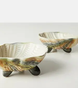 BORDALLO PINHEIRO Oysters And Scallops Set Of 4 Bowls