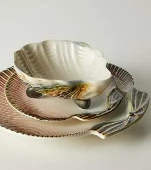 BORDALLO PINHEIRO Oysters And Scallops Set Of 4 Bowls