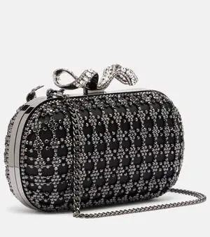 SELF-PORTRAIT Small Beaded Clutch