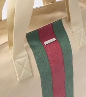 Gucci Positano Medium Canvas Tote Bag