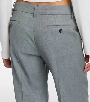 Magda Butrym Wool Straight Leg Pants