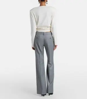 Magda Butrym Wool Straight Leg Pants