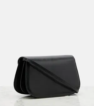 Gucci Bamboo Small Leather Crossbody Bag - Black