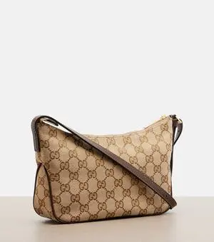 Gucci Lady Lunetta Small Gg Canvas Shoulder Bag - Beige