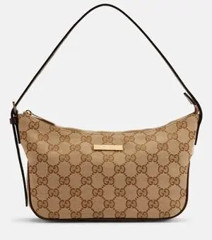 Gucci Lady Lunetta Small Gg Canvas Shoulder Bag - Beige