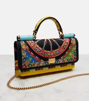 Dolce & Gabbana Sicily Mini Printed Top-handle Bag - Multicoloured