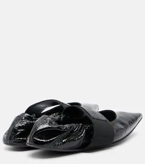 Givenchy Crush Leather Ballet Flats - Black