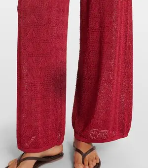 Loulou De Saison Knitted Wide-leg Pants