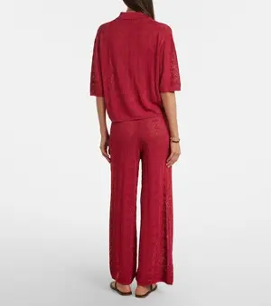 Loulou De Saison Knitted Wide-leg Pants