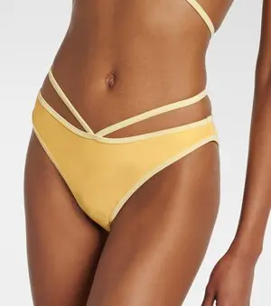 Simkhai Emmalynn Bikini Bottoms - Yellow