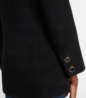 Saint Laurent Wool-blend Tweed Blazer