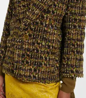 Saint Laurent Wool-blend Tweed Jacket