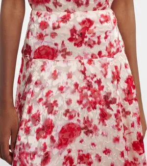 Isabel Marant Étoile Hilza Floral Jacquard Maxi Skirt - Pink