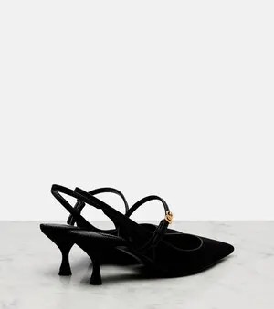 Dolce & Gabbana Suede Slingback Pumps