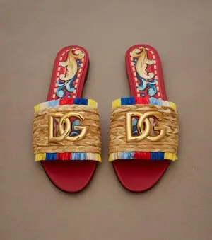 Dolce & Gabbana Dg Slides - Multicoloured