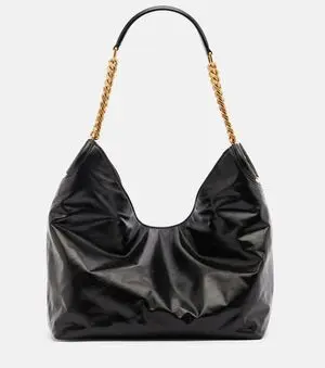 Saint Laurent Hortense Small Leather Shoulder Bag