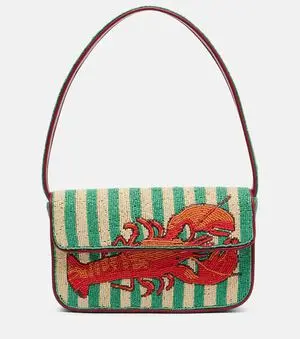 Staud Tommy Beaded Shoulder Bag - Multicoloured