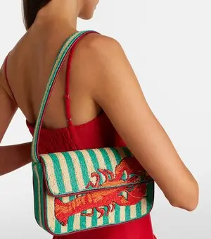 Staud Tommy Beaded Shoulder Bag - Multicoloured