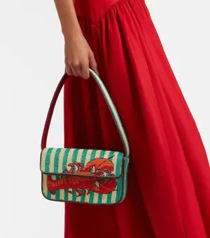 Staud Tommy Beaded Shoulder Bag - Multicoloured