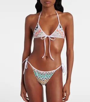 Missoni Wave Knit Two-piece Bikini