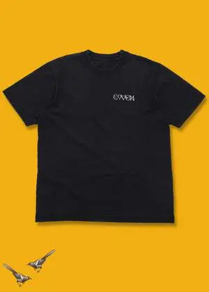 LUCY DELIUS Coven Graphic T-Shirt Black