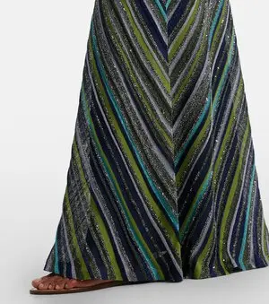 Missoni One-shoulder Sequined Maxi Dress