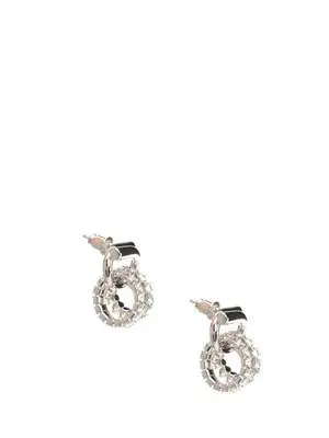 FERRAGAMO Gancini Crystal Earrings
