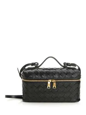 Bottega Veneta Bang Bang" Leather Beauty Case - Brown