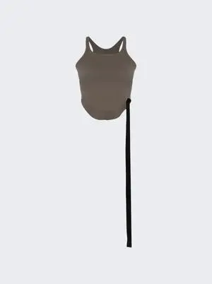 Rick Owens Cropped Tank Top - Grey