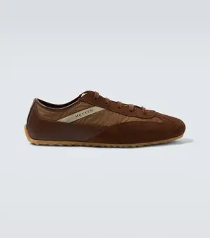 Alexander McQueen Suede Trimmed Sneakers