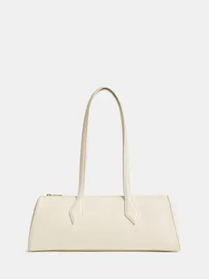 REFORMATION Sofia East West Shoulder Bag - Ivory