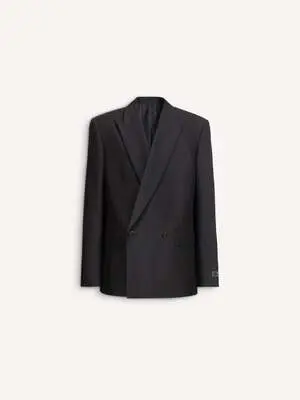 Balmain Wool 2-button Peak Lapel Jacket