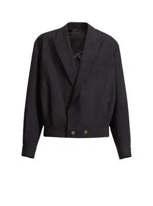 Balmain Wool 2-button Jacket - Black