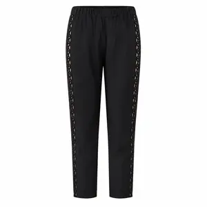 MARIELĒ Eleonora Linen Trousers - Black