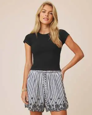 Splendid Roma Tee Blush