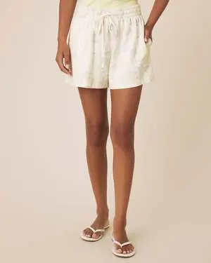 Splendid Coast-to-coast Print Short - Lemon Print