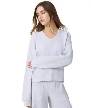 Splendid Alessia Pullover - Bleached Indigo