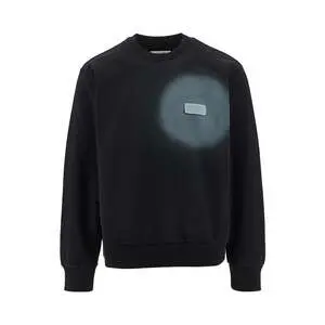 MAISON MARGIELA Cotton French Terry Sweatshirt With Spray Print Logo