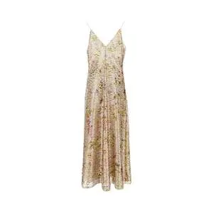 Alberta Ferretti Floral Sequinned Dress