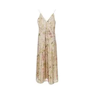 Alberta Ferretti Floral Sequined Maxi Dress - Multicolor