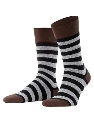 Falke Sensitive Mapped Line Socks - Grey