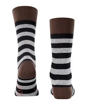 Falke Sensitive Mapped Line Crew Socks - Grey